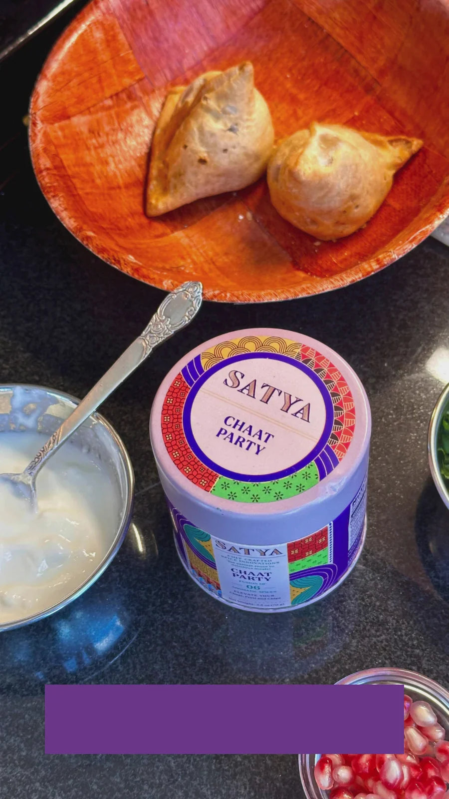 Samosa Chaat – Satya Blends